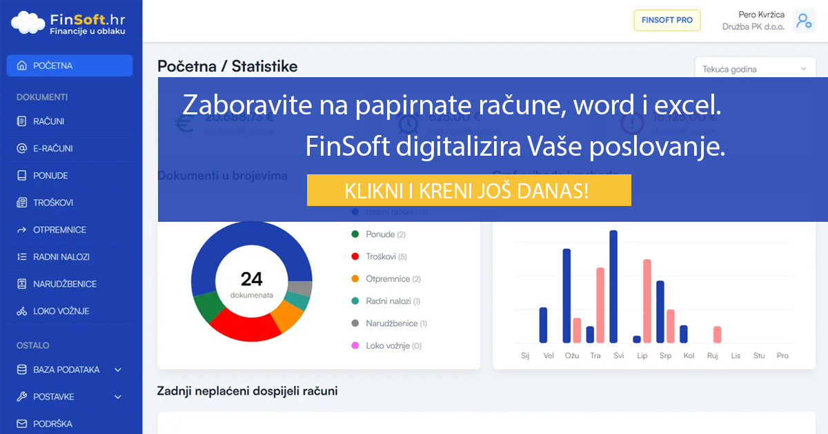 FinSoft.hr - Servis za izradu računa i poslovnih dokumenata